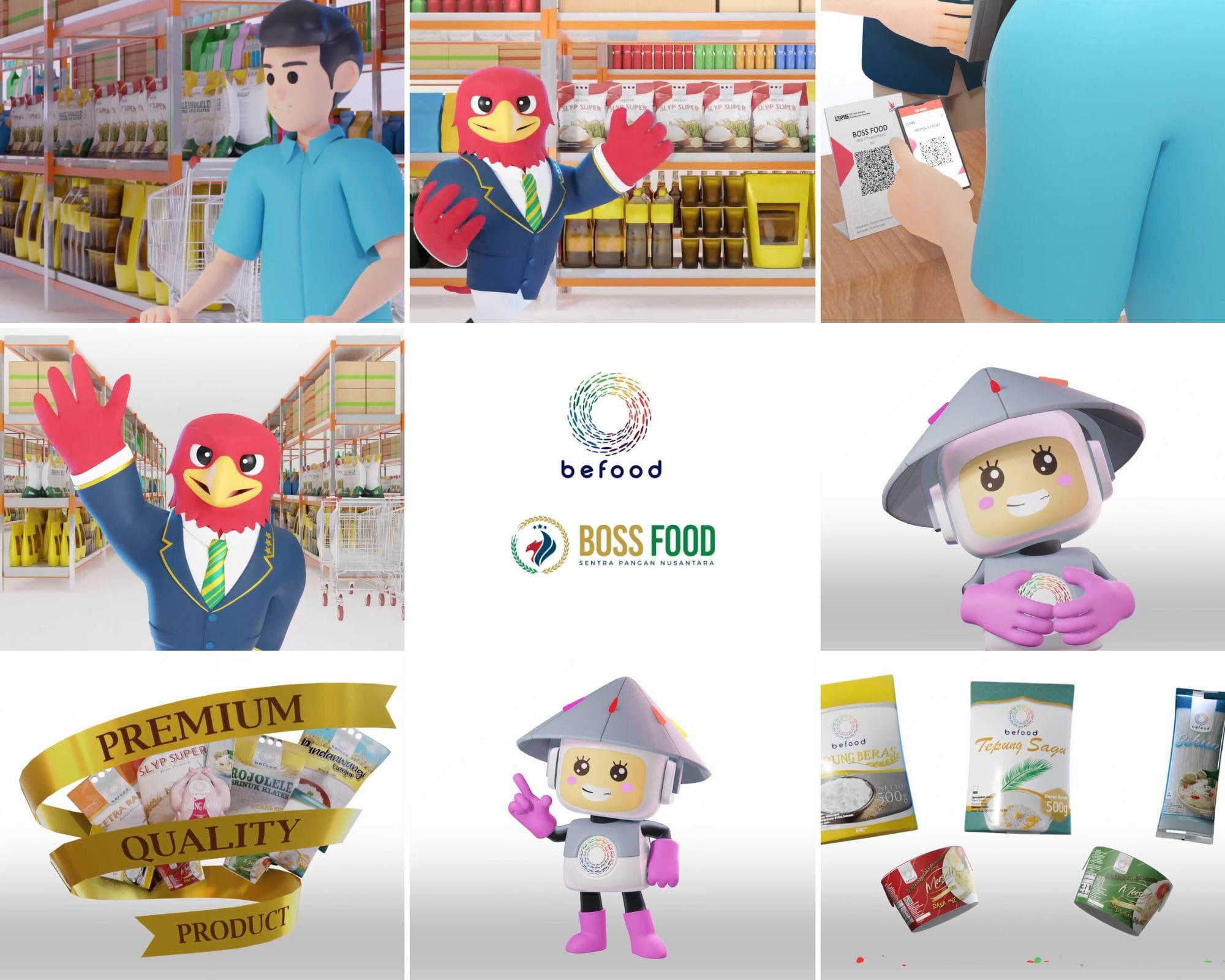 Jasa Animasi 3D Maskot: Studi Kasus Perum BULOG